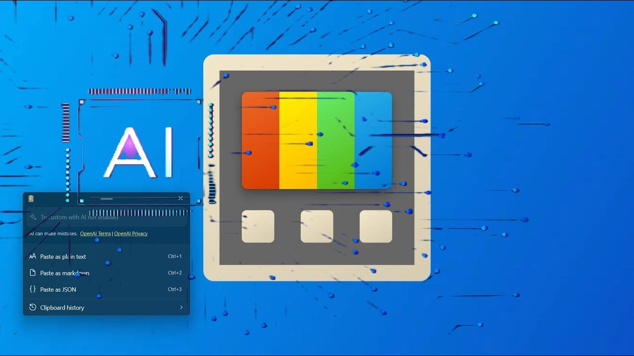 Microsoft PowerToys 0.81 rolls out with New Advanced Paste AI - YouTube