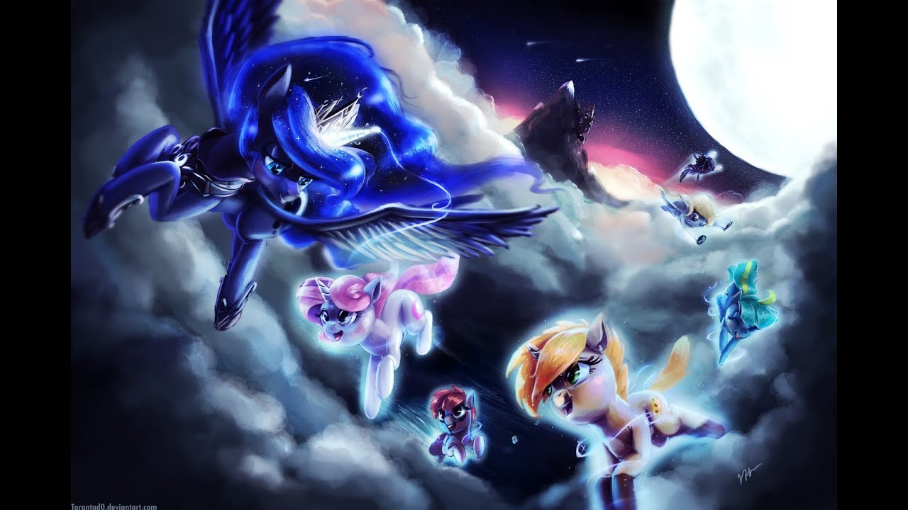 MLP FIM Princess Luna's children of the night pmv animation fanfic ...
