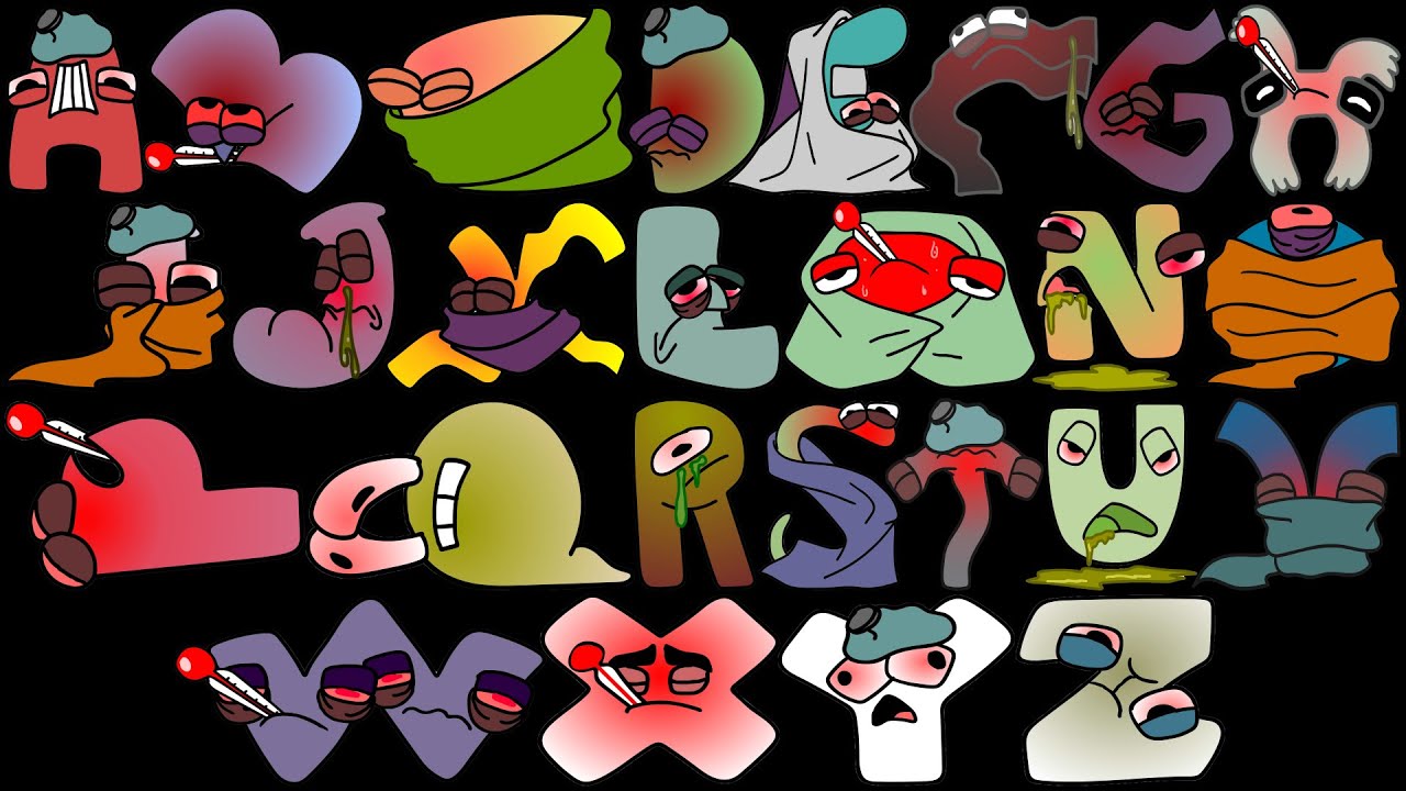 Alphabet Reverse toy All Letter BUT THEY ALL SICK NEW WINTER VERSION ...