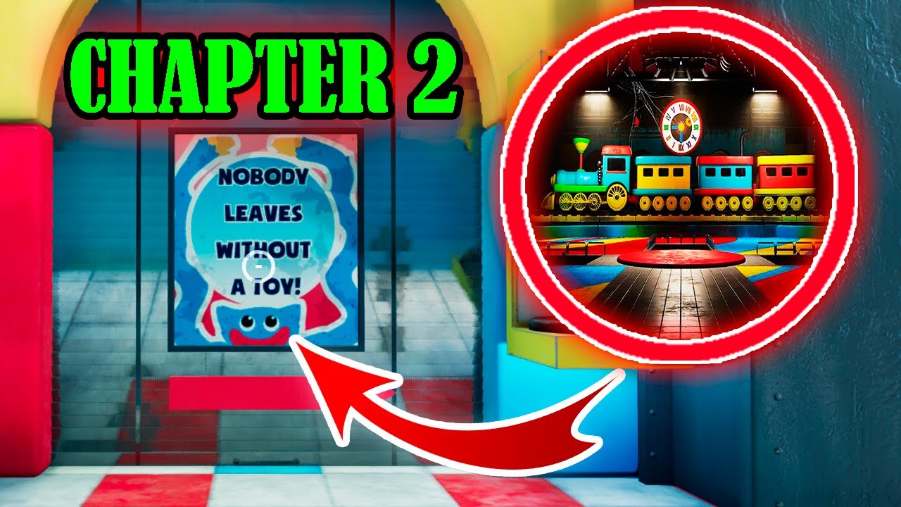 What's INSIDE this SECRET DOOR?! EXIT to CHAPTER 2??? (Poppy Playtime ...