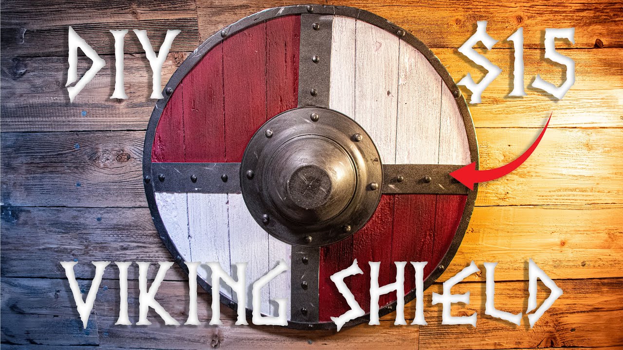 Making A Viking Shield On a Budget - YouTube