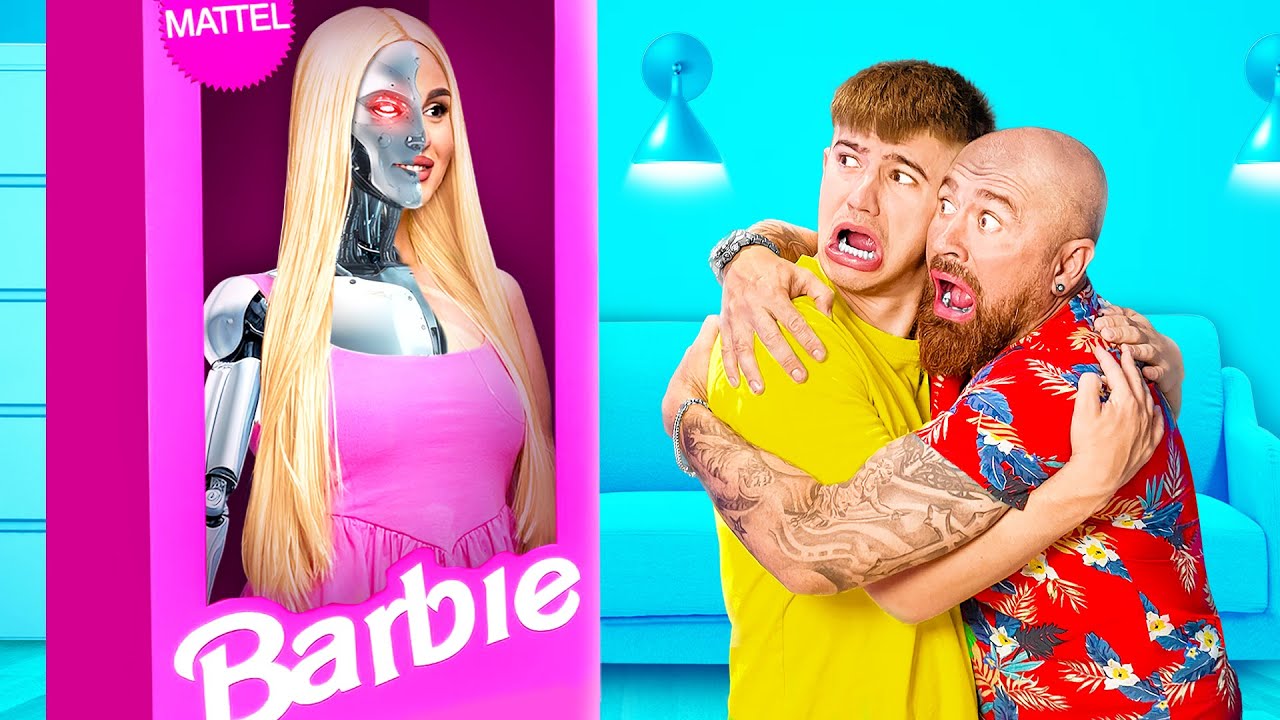 We bought a BARBIE ROBOT ! - YouTube