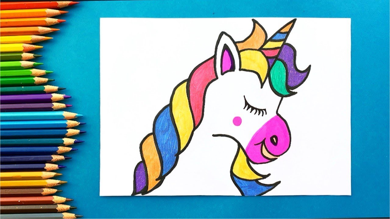 How to draw a cute unicorn |drawing tutorial | drawing step by step ...