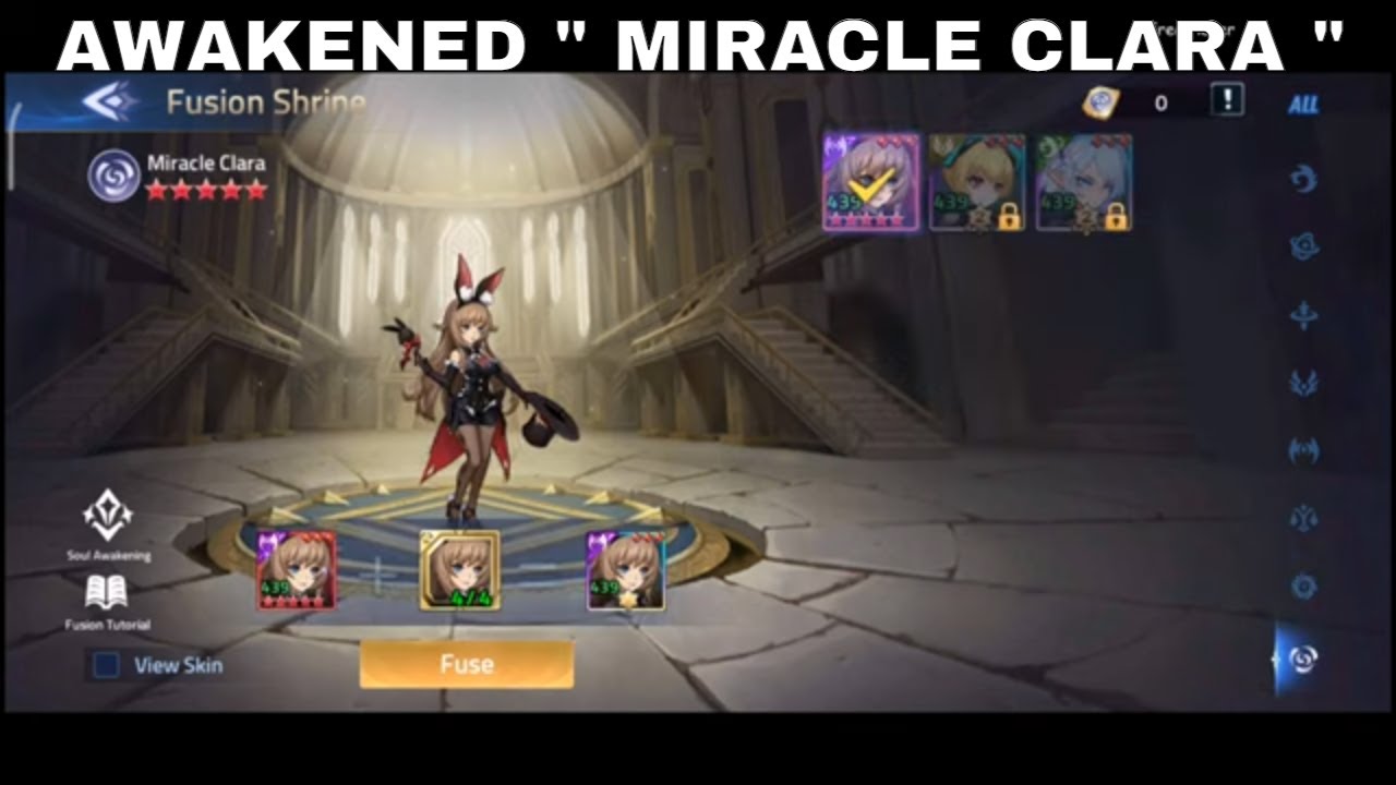 AWAKENED " MIRACLE CLARA " Mobile Legends: Adventure - YouTube