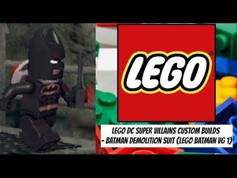 LEGO DC Super Villains Custom Builds - Batman Demolition Suit (LEGO ...