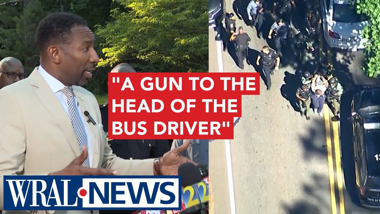 Reactions to deadly bus hijacking leads to Atlanta police chase - YouTube