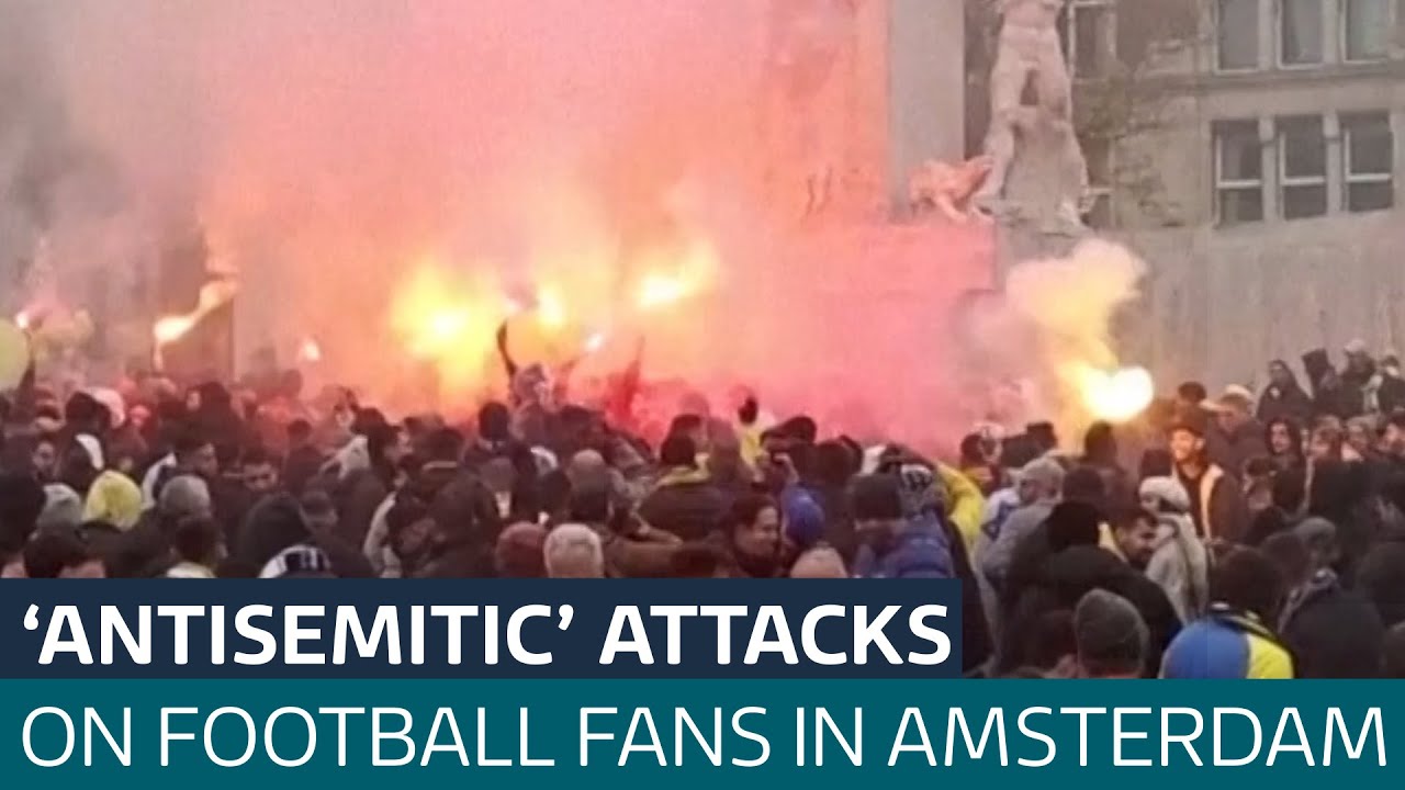 Multiple arrests made after 'antisemitic' attacks on Israeli football ...