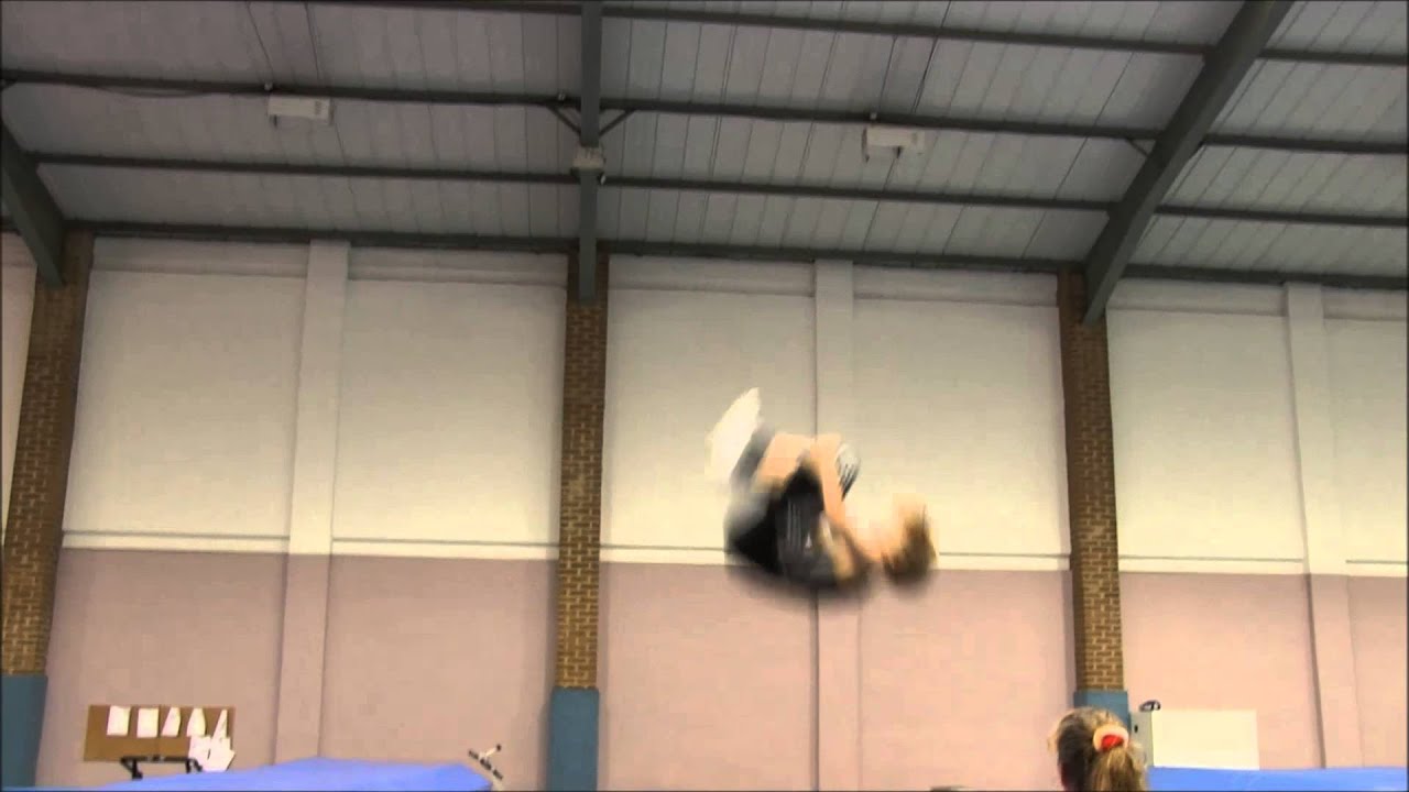 Fin training 1 3/4 front somersaults - YouTube