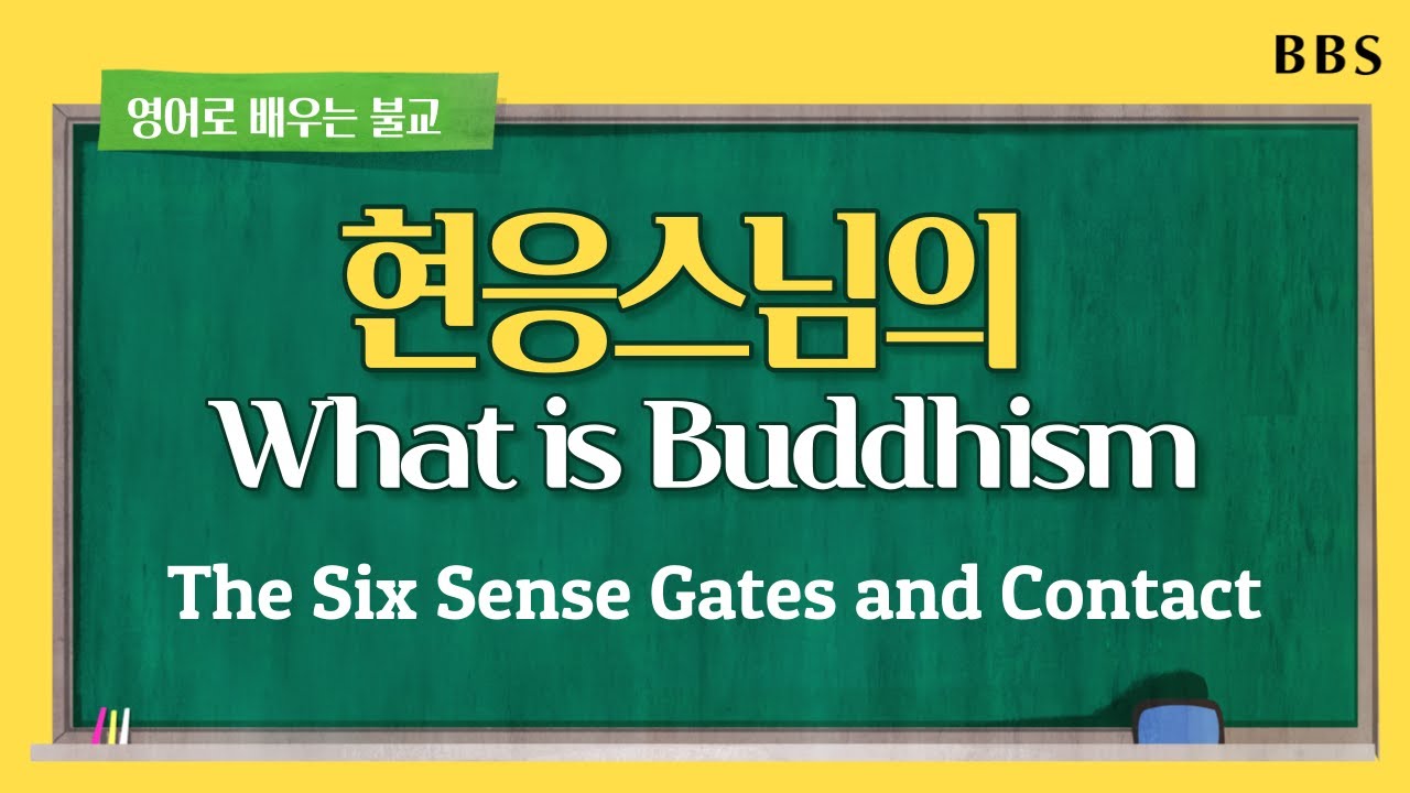 [현응스님의 What is Buddhism] 28회: The Six Sense Gates and Contact (육입과 촉 ...