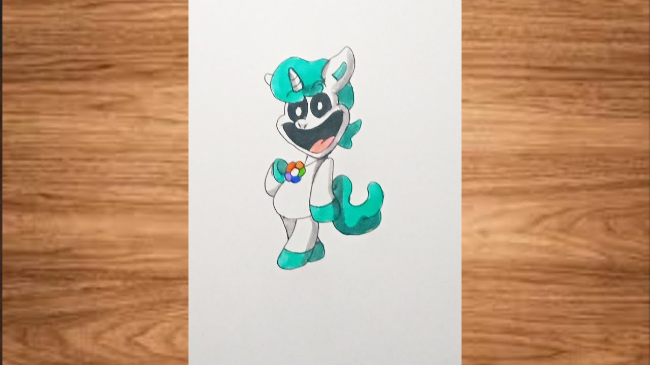 How to draw crafty corn || poppy playtime chapter 3 || smiling critters ...
