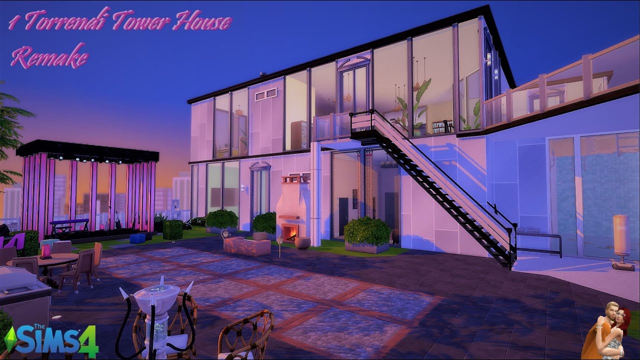 1 Torrendi Tower Penthouse Remake| The Sims 4 Speed Build [No CC] - YouTube