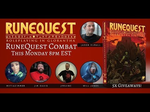 (RuneQuest) Official Bestiary Premiere! | Featuring WebDM! - YouTube