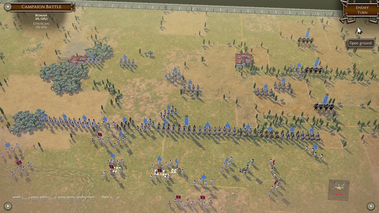 Field of Glory II - Rome vs Etruscan Army Battle - YouTube