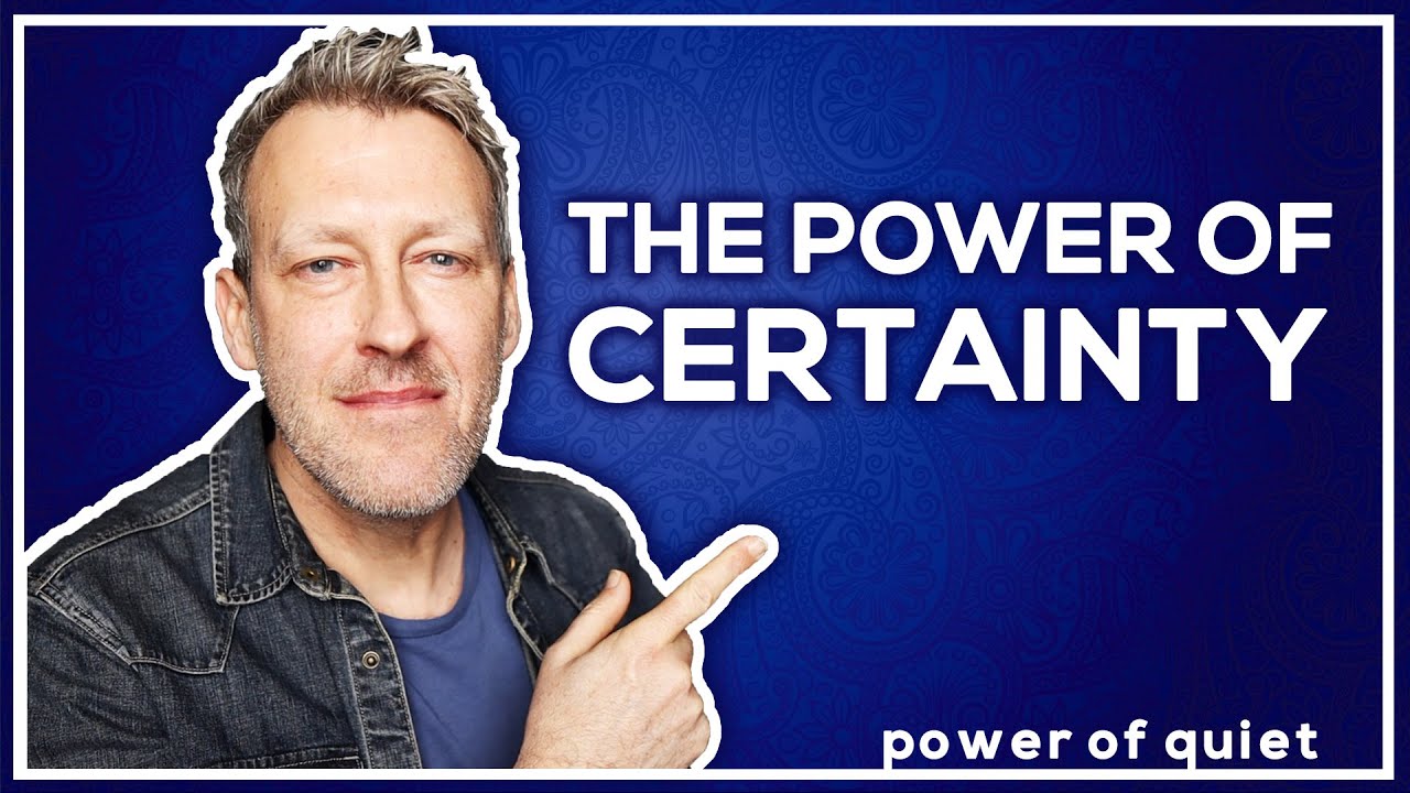The Key To Having CERTAINTY In Your Life - YouTube