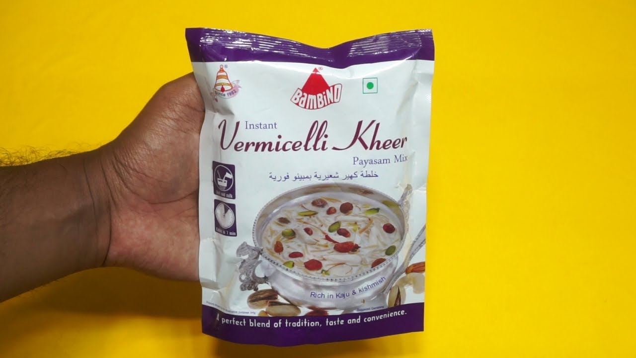 Instant Vermicelli Kheer Payasam Mix - Chatpat food - YouTube