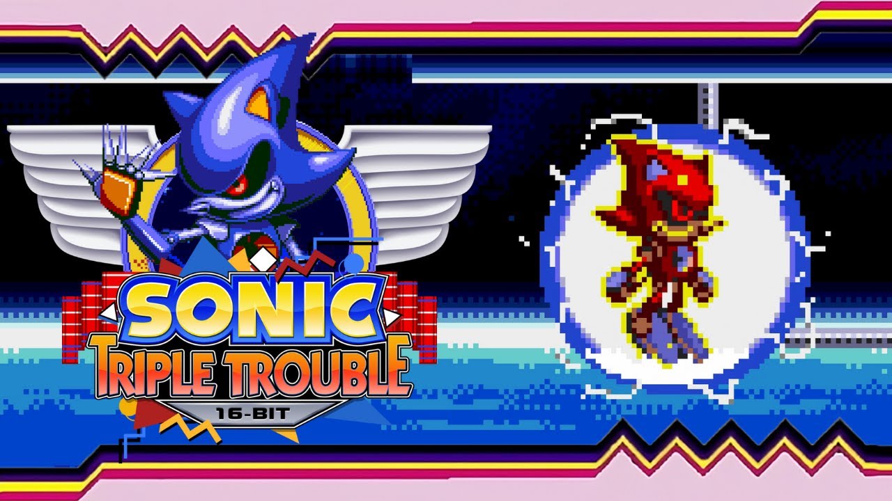 Sonic Triple Trouble 16-Bit (v1.2.8 New Update) - 100% Full Playthrough ...
