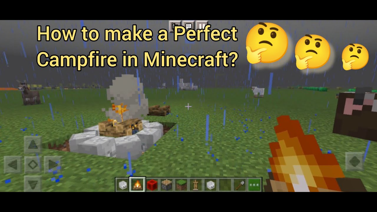 Perfect Campfire in Minecraft | How to make a Perfect Campfire in Minecraft - YouTube