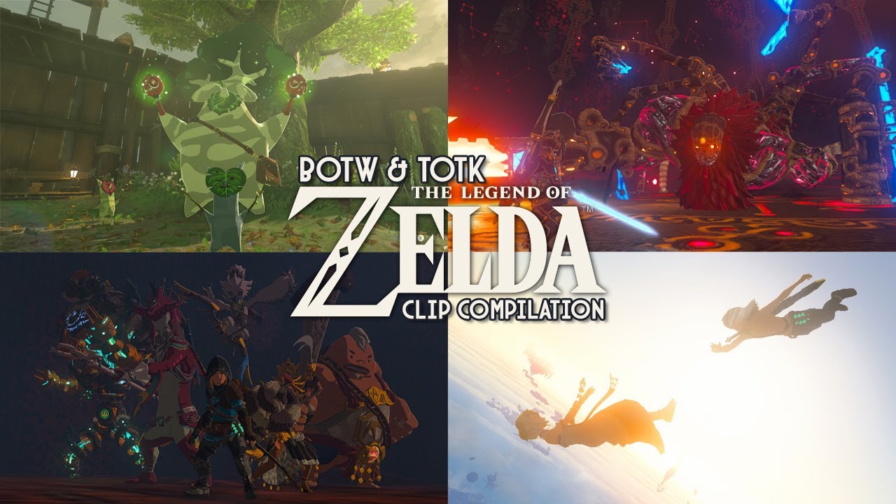 The Legend of Zelda BOTW & TOTK Clip Compilation - YouTube