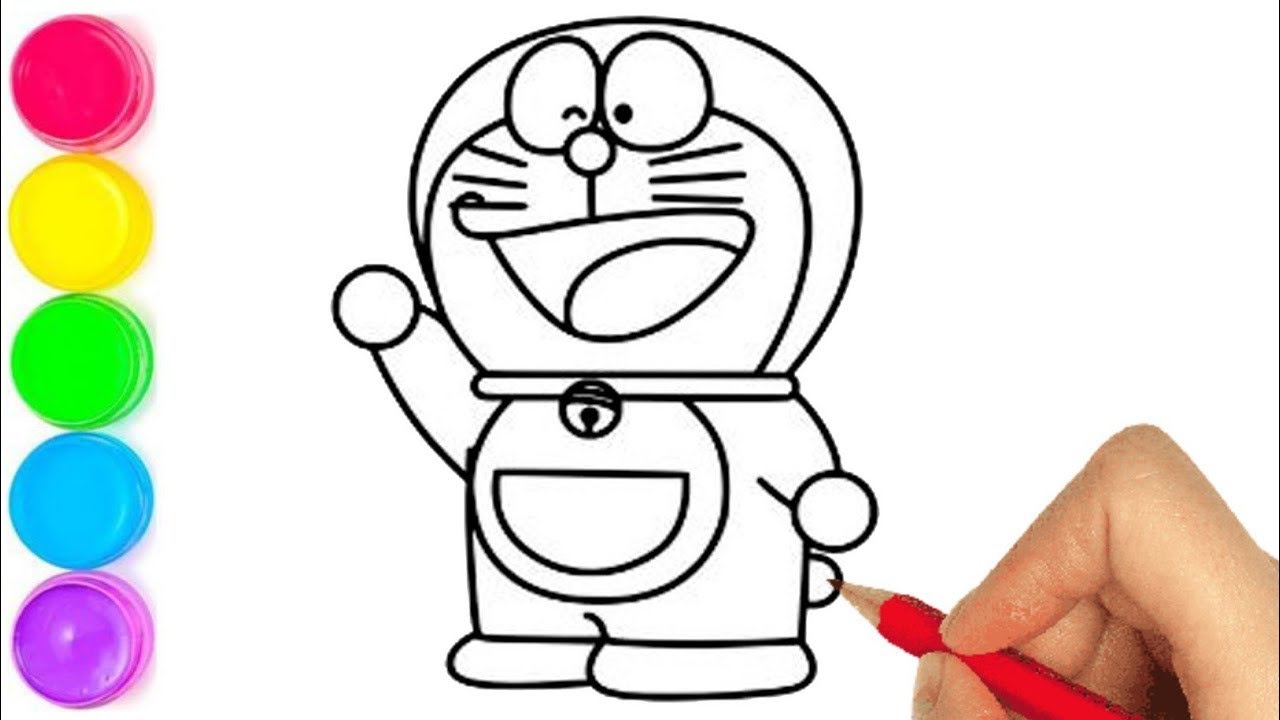 Doremon Drawing Tutorial, gadget, Nopita, sijuka, drawing - YouTube