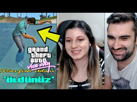 EŞİME GTA VİCE CİTY OYNATTIM ! TOMMY VERCETTİ YÜZÜYOR DEDİM :)