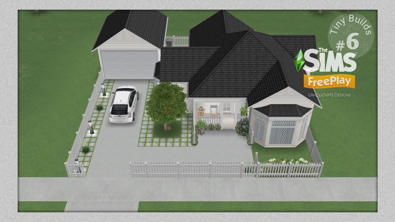 The Sims FreePlay: TINY BUILDS_#6 (1-Bedroom House Design) House Tour ...
