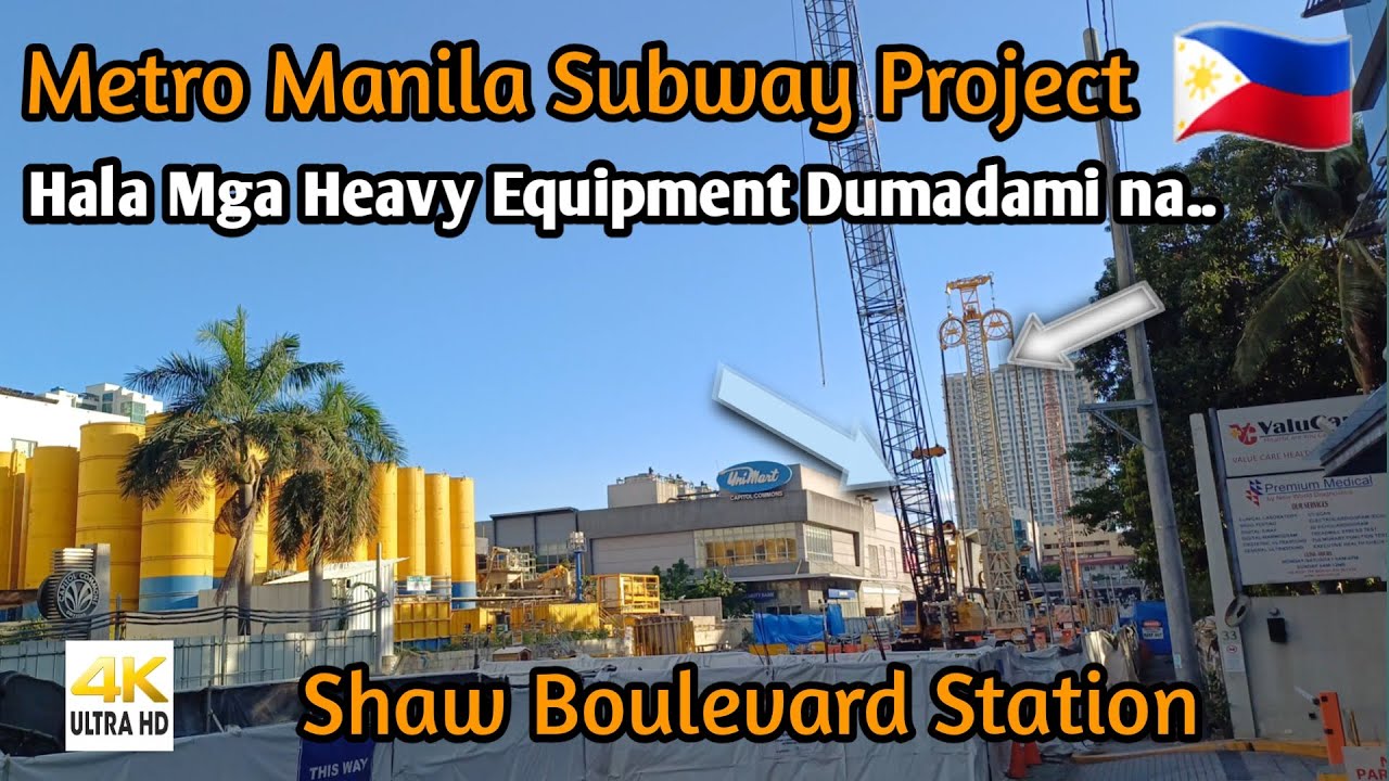 Metro Manila Subway Project | Shaw Boulevard Station Update 04.14.2024 ...