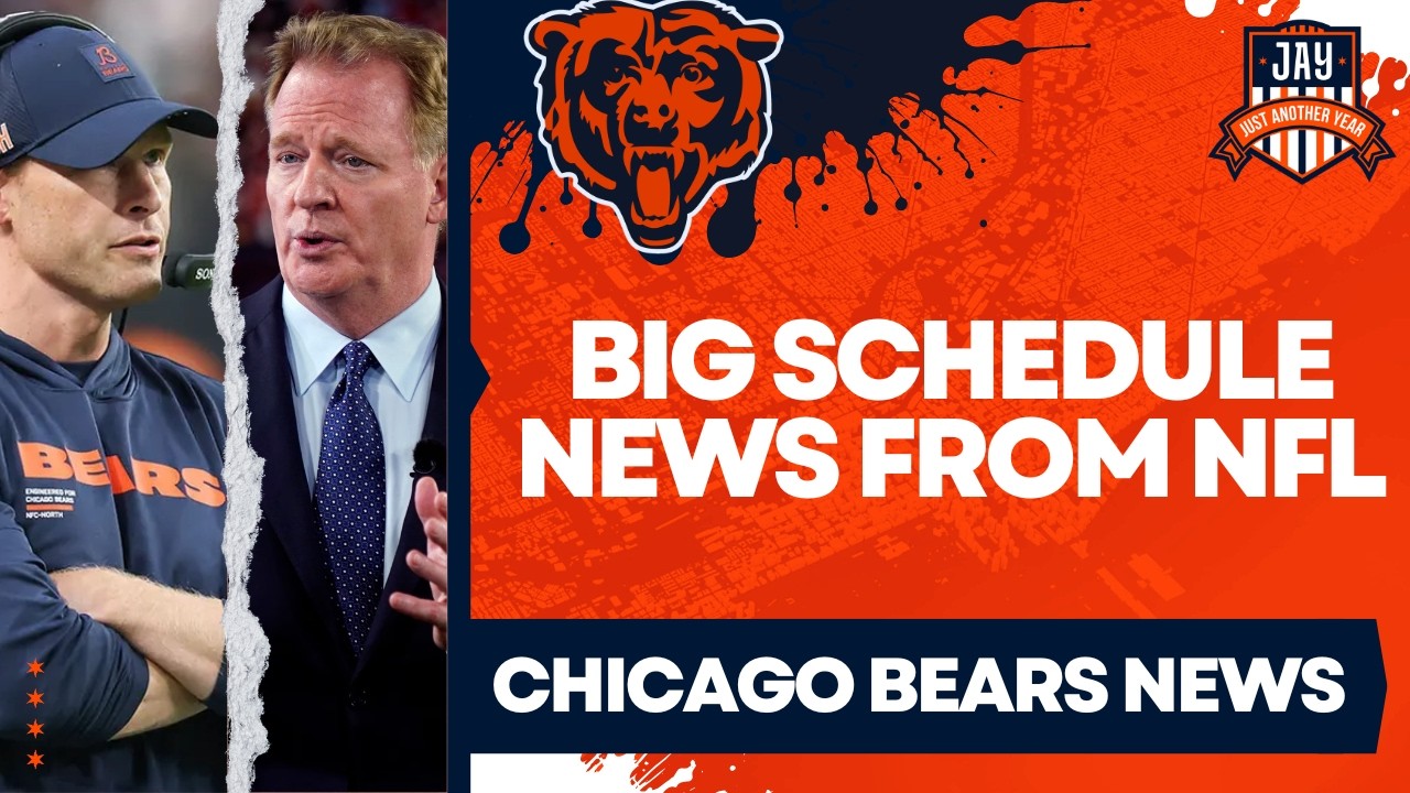 🔥BIG Chicago Bears Schedule UPDATE from the NFL; International Game ...