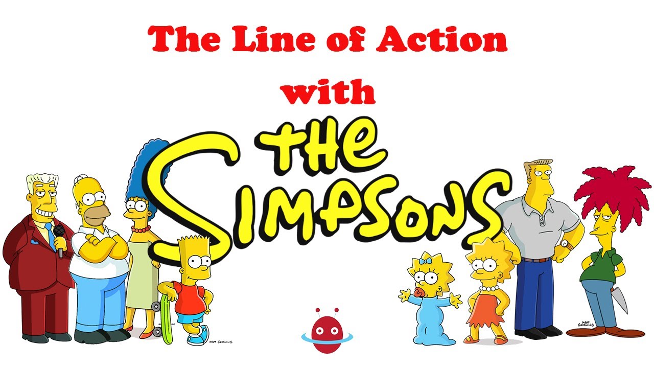 The Line of Action with "The Simpsons" 🎬 - YouTube