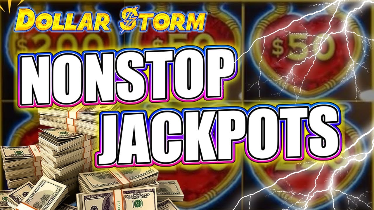 Nonstop High Limit Dollar Storm Slot Jackpots All Night Long! - YouTube