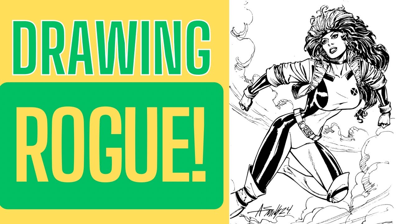 Time-Lapse drawing ROGUE! - YouTube