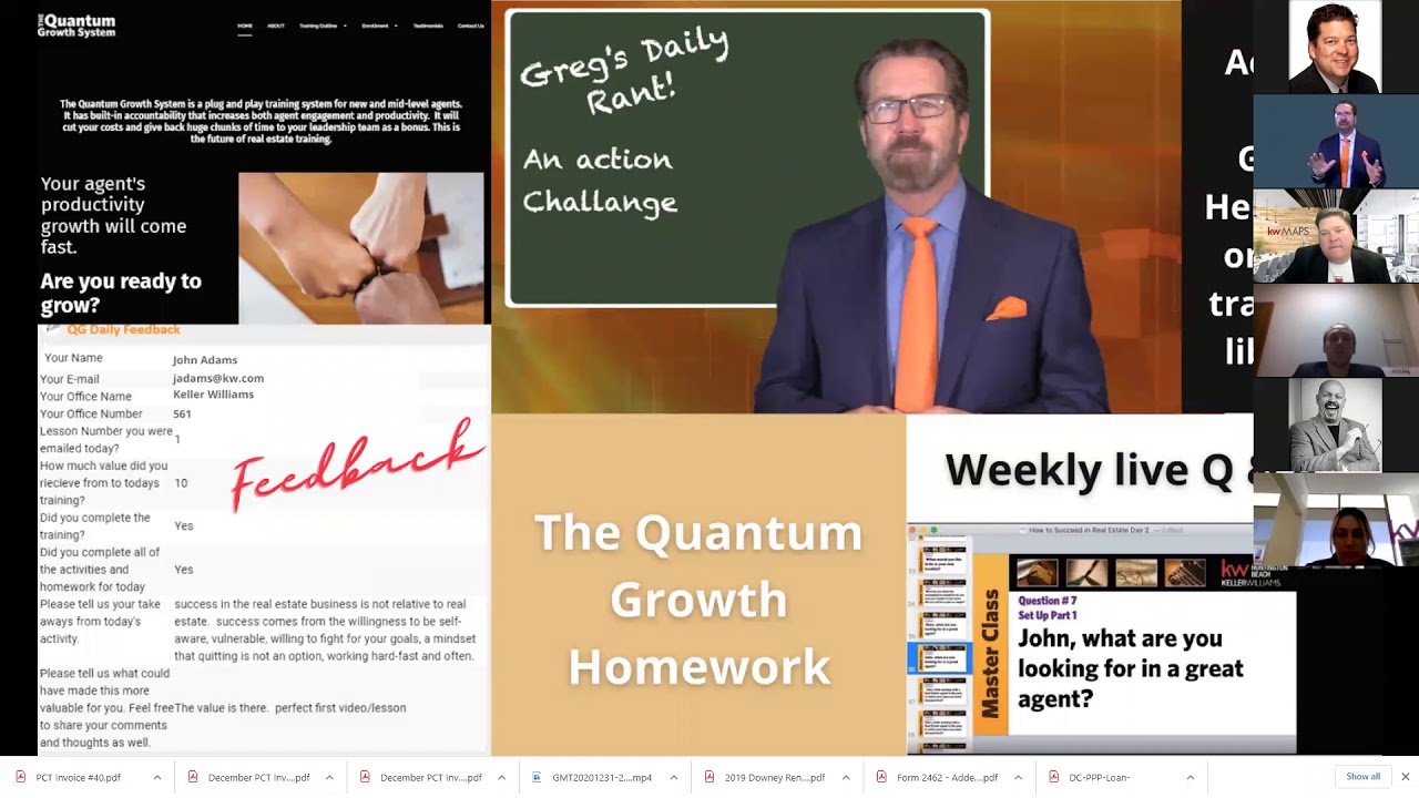 The Quantum Growth Training System LIVE Q&A - YouTube
