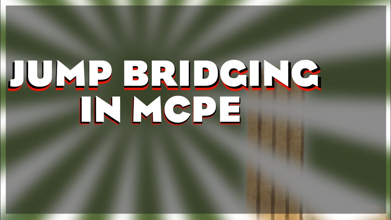 🤯ДЖАМП БРИДЖ В МАЙНКРАФТ БЕДРОК🤯 | JUMP BRIDGING IN MINECRAFT BEDROCK EDITION - YouTube