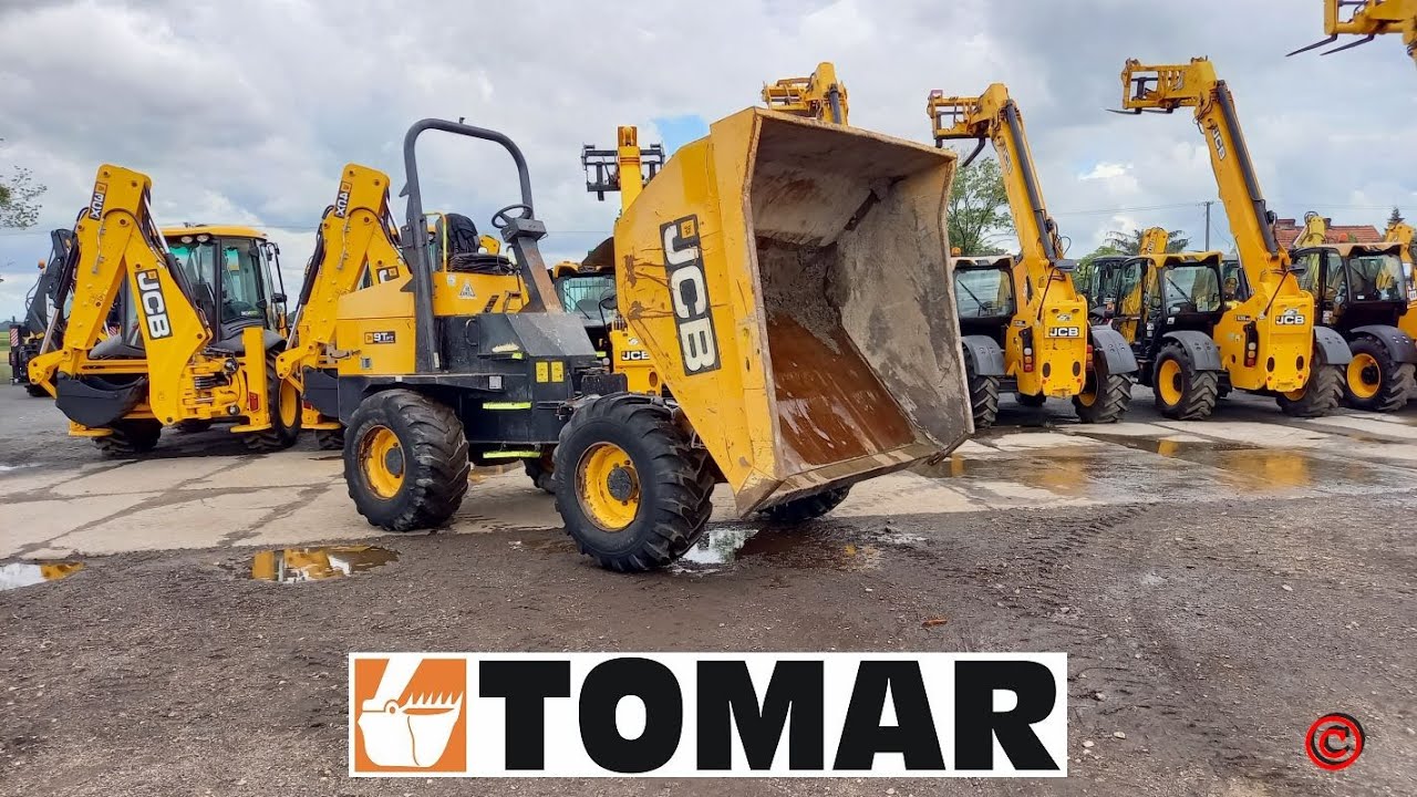 JCB 9TFT 2015 7367 tel. +48 575 316 333 Wheel Dumper wozidło - YouTube