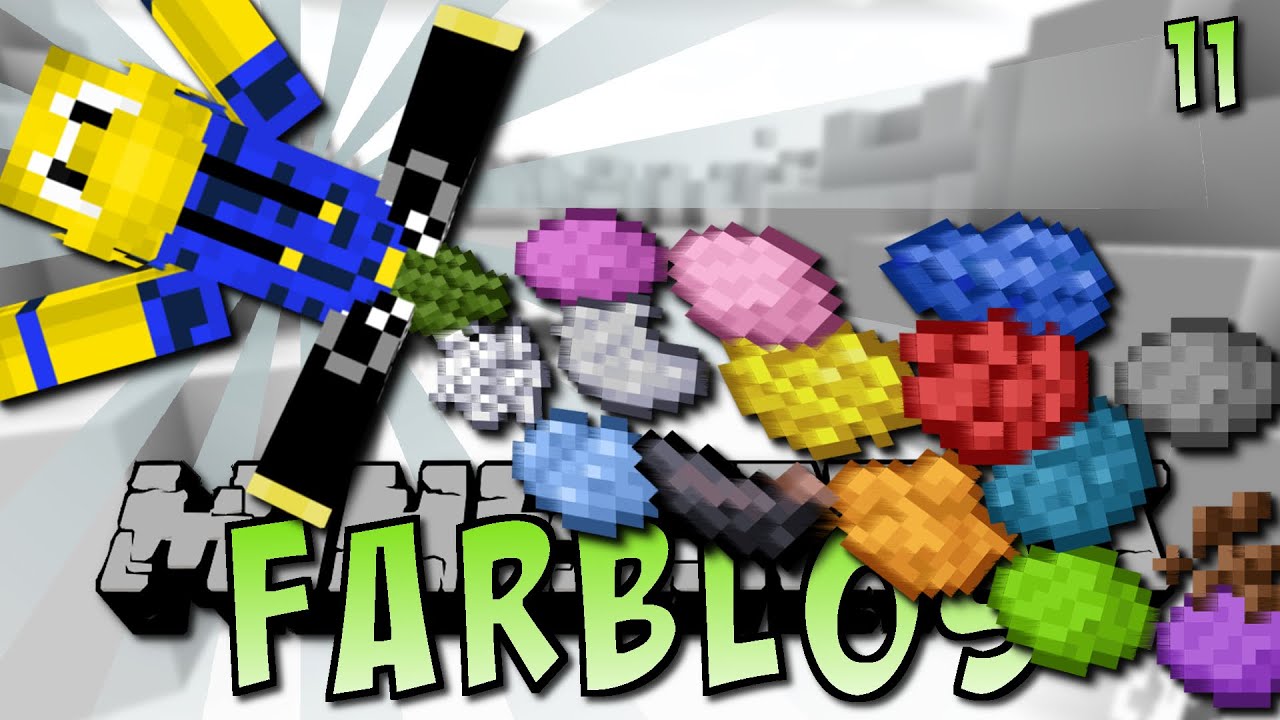 ALLE FARBEN! - Minecraft FARBLOS #11 [Ende] - YouTube