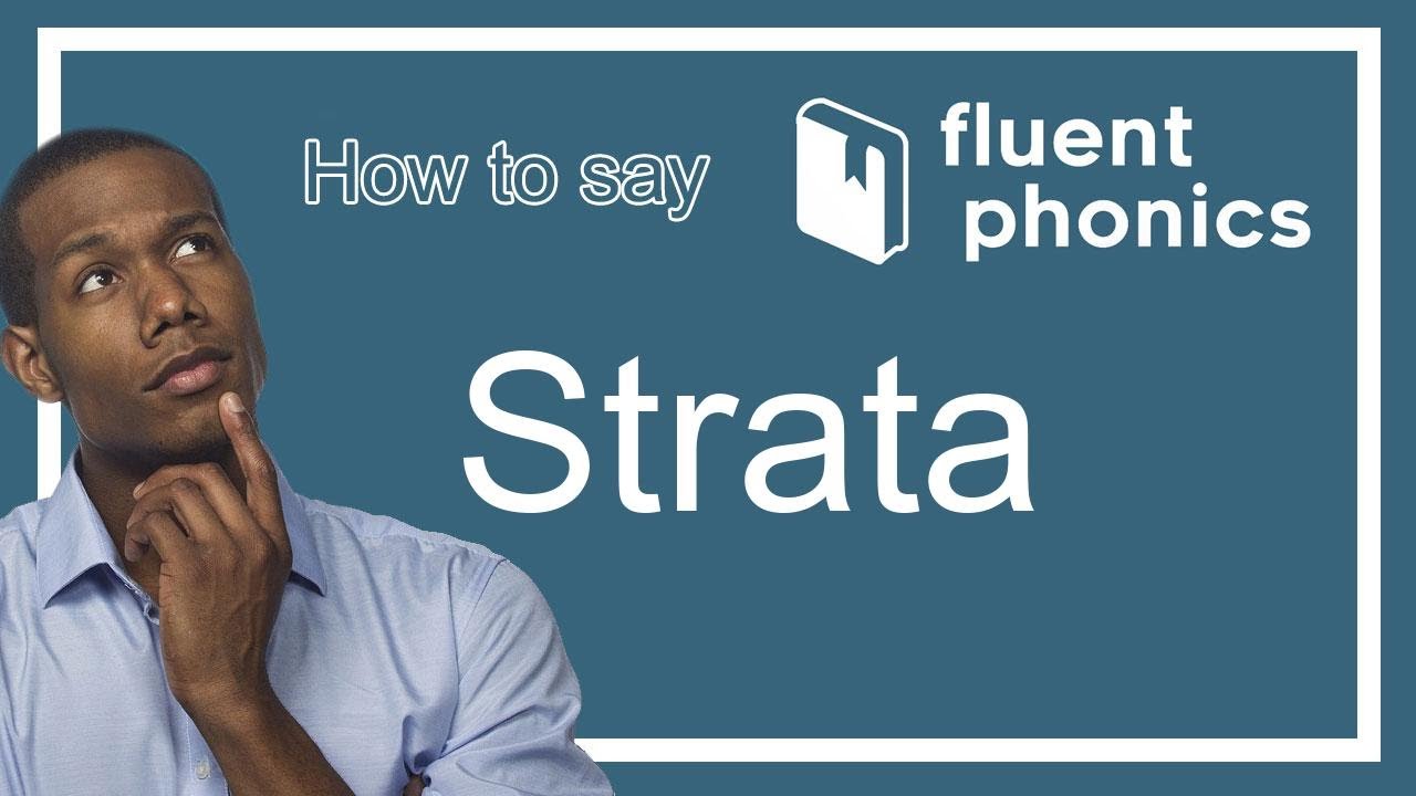 How to pronounce the word Strata | With definition & example sentence ...