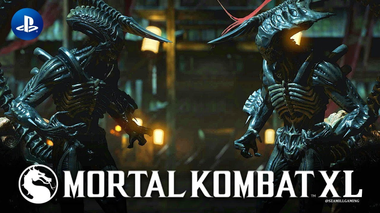 MORTAL KOMBAT XL "ALIEN VS ALIEN" (Killer Combo's) 4K UHD - YouTube