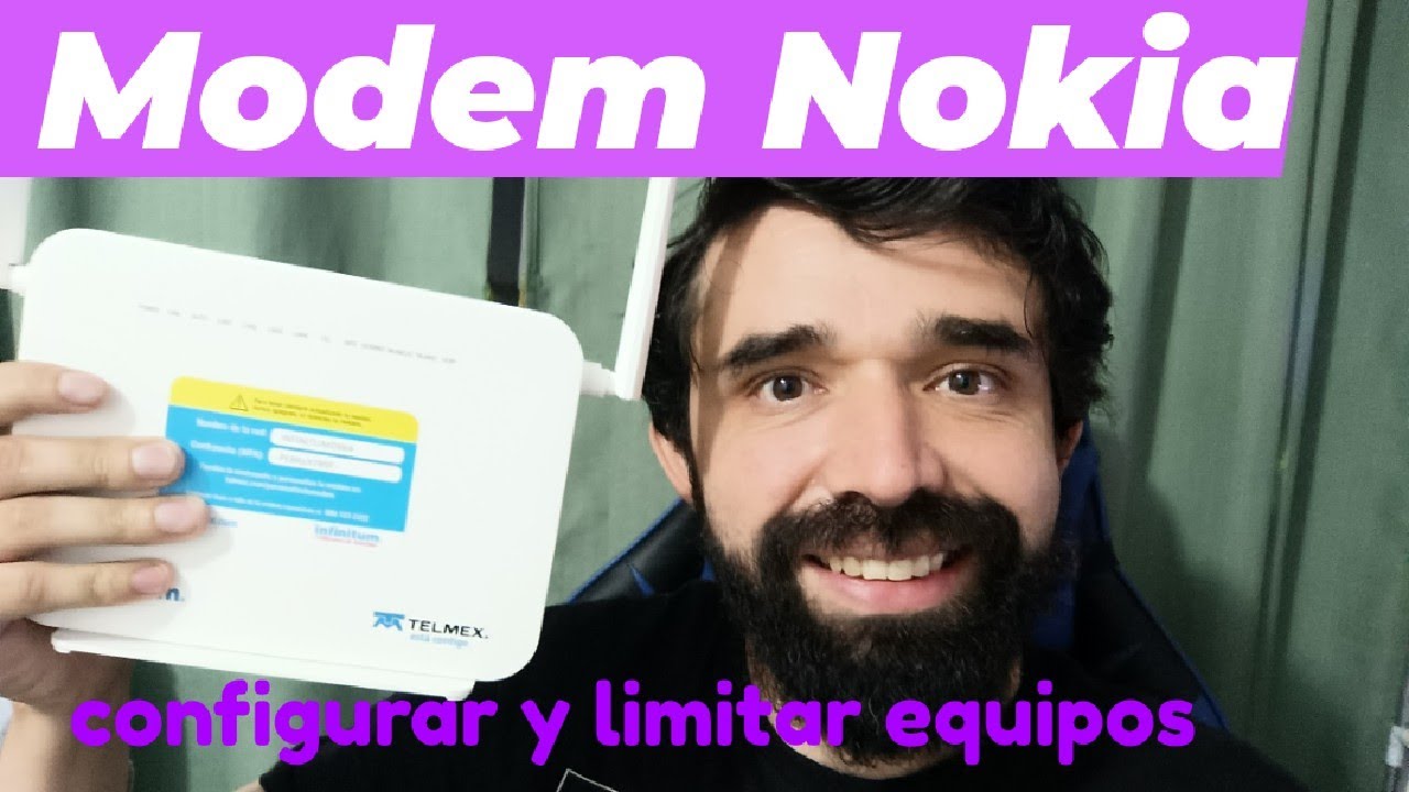Modem Nokia G-1425G-A Infinitum Configurar Red WIFI , Aumentar Rango y ...