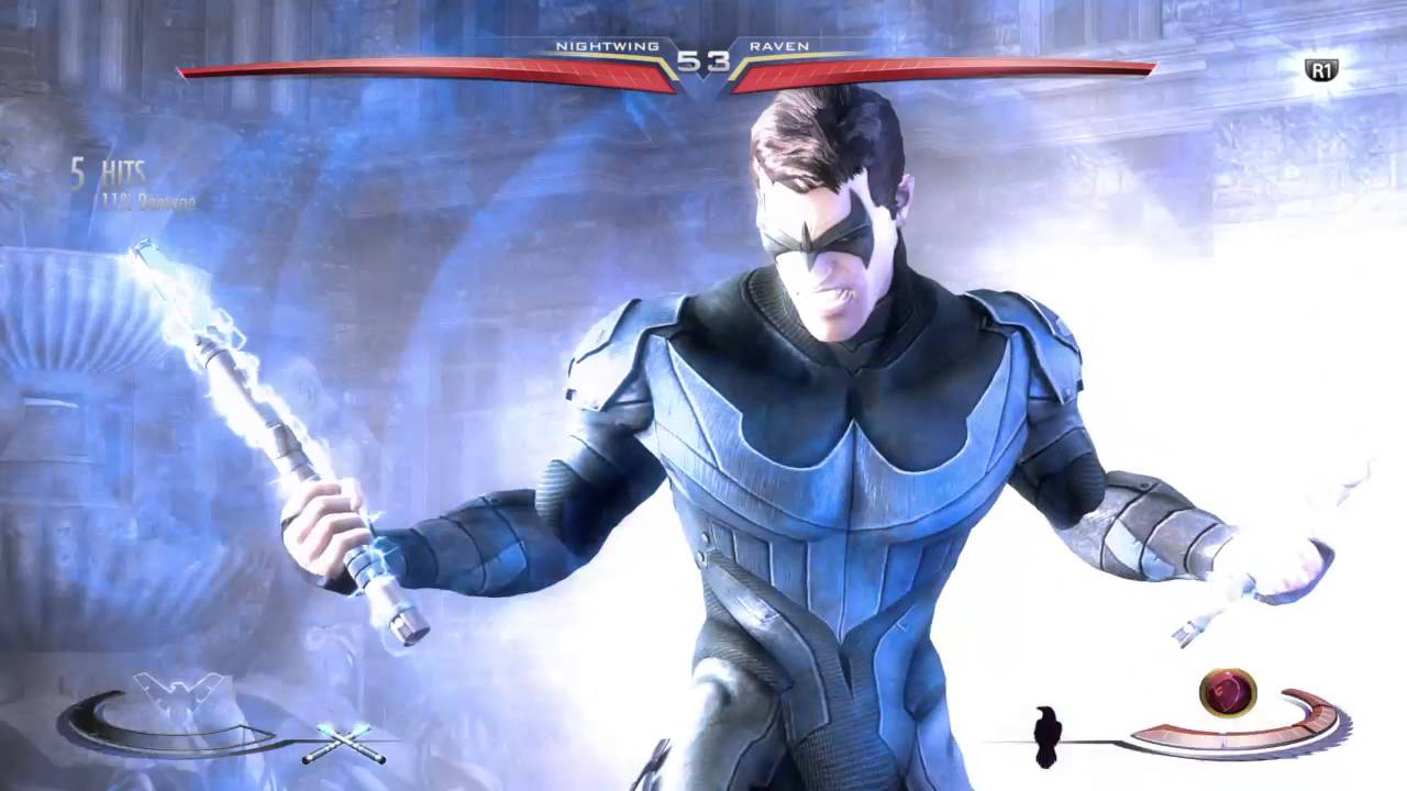 Injustice: Nightwing vs Raven (her Teen Titan costume) - YouTube