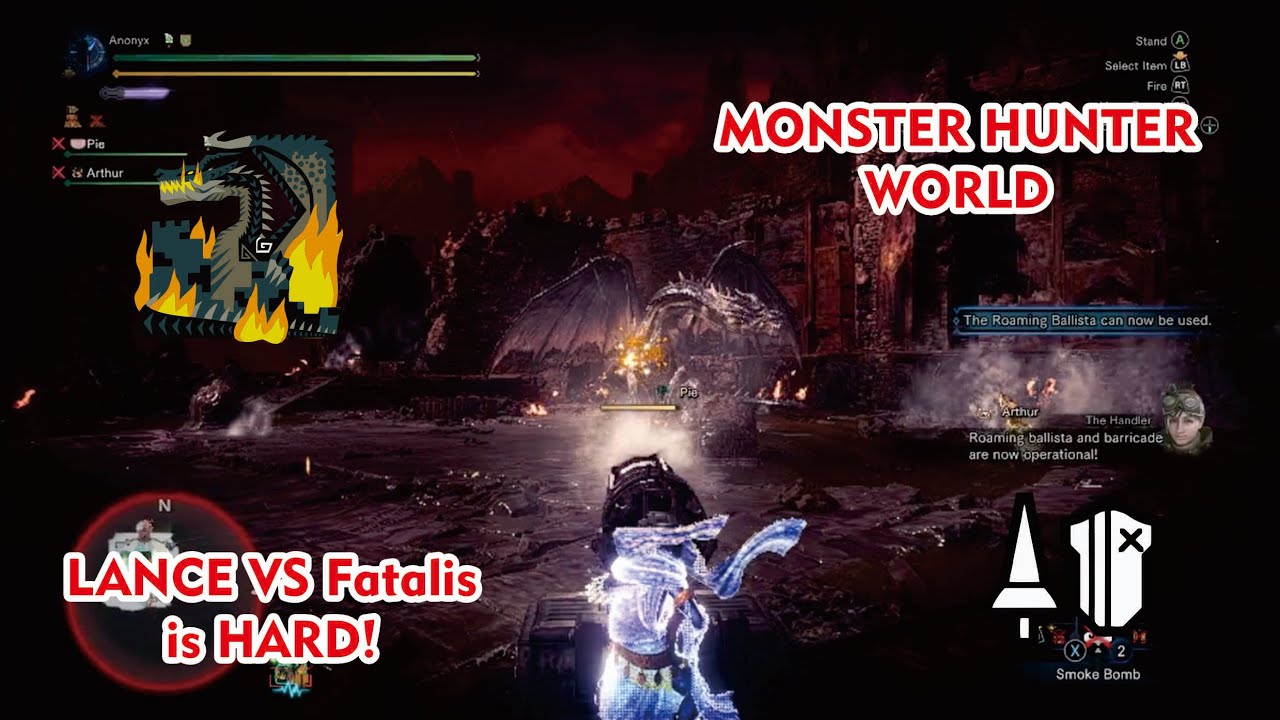 Monster Hunter World | Fatalis Lance build is HARD! - YouTube
