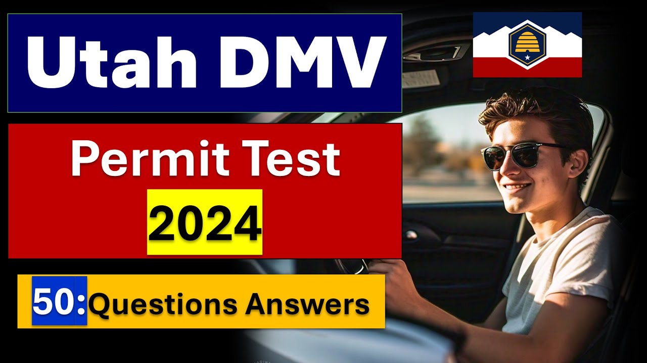 Utah DMV Permit Test! | 50 Practice Questions with Answers - YouTube