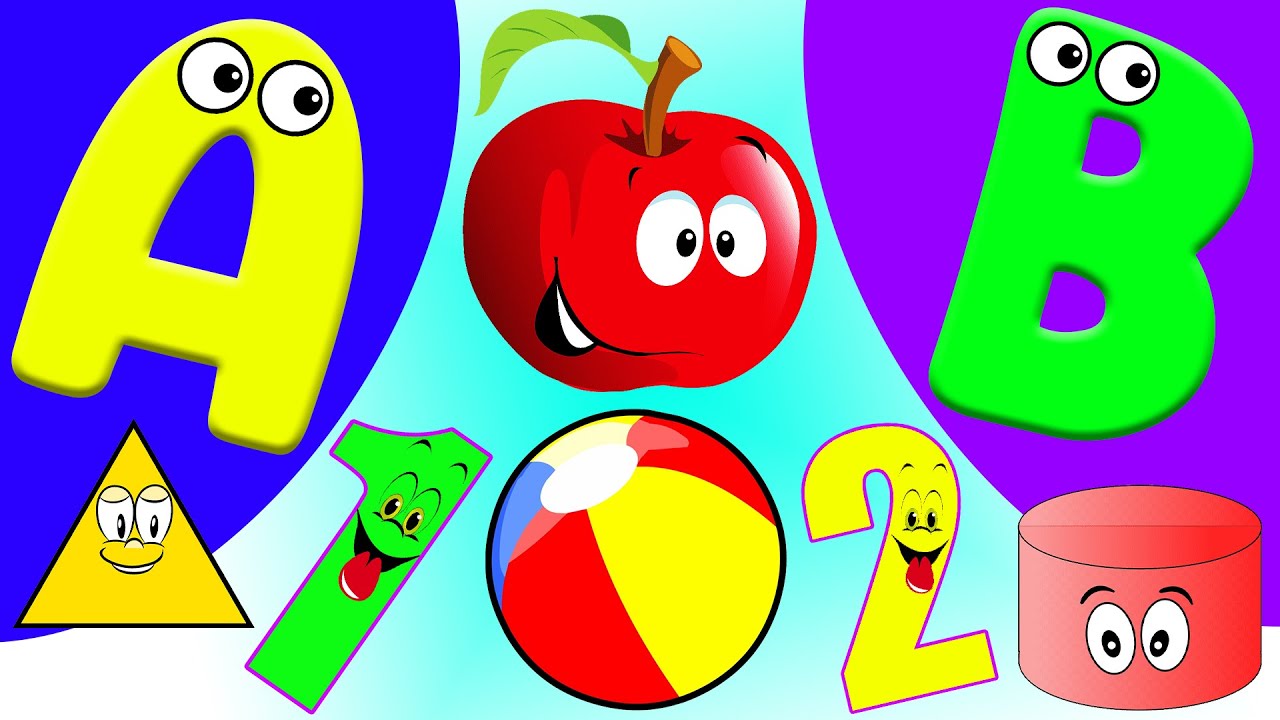 ABC and 123 Learning Videos Toddlers + Nursery Rhymes & Kids Songs+ ...