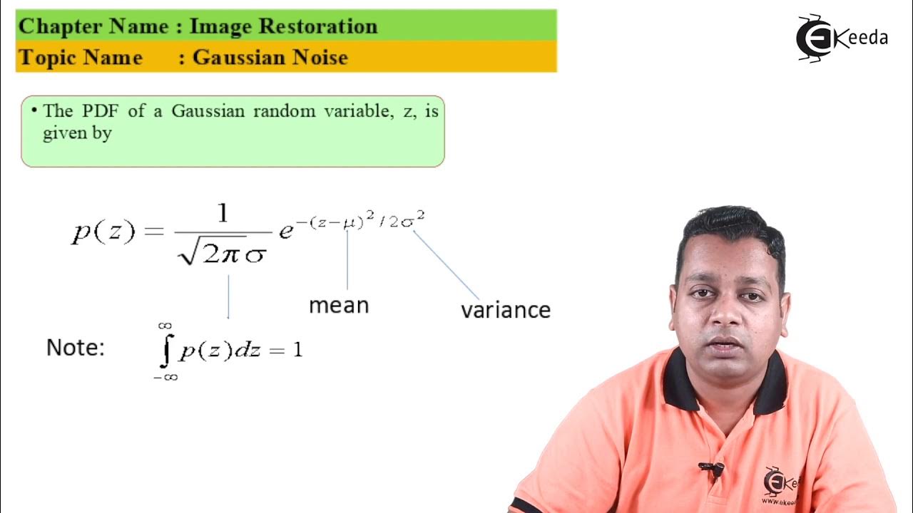 Introduction to Gaussian Noise - Image Restoration - Image Processing ...