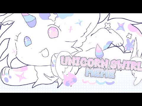Unicorn Swirl animation meme | OC