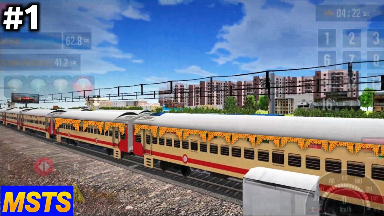 TRAIN MISSED USING LOCAL TRAIN TO CHASE IT IN INDIAN RAILWAYS || TRAINZ ...