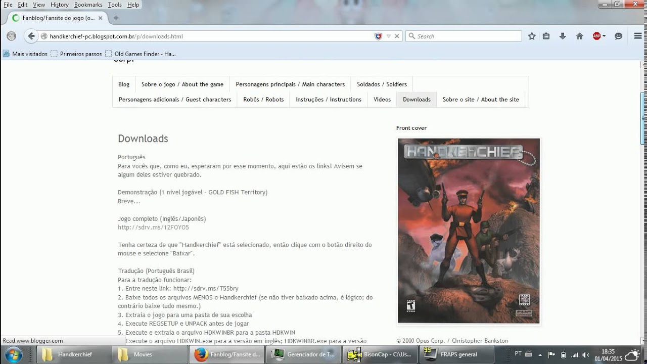 Jogo Handkerchief (PC) - Parte 1 - YouTube