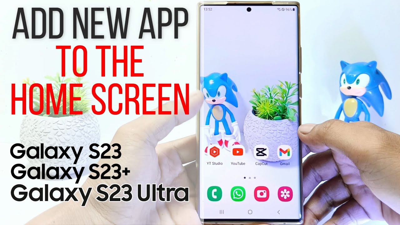 How To Add New App To Home Screen After Installed On Samsung Galaxy S23 ...
