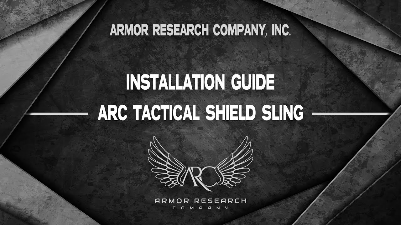 Compact Response Shield | How to install the ARC Tactical Shield Sling ...