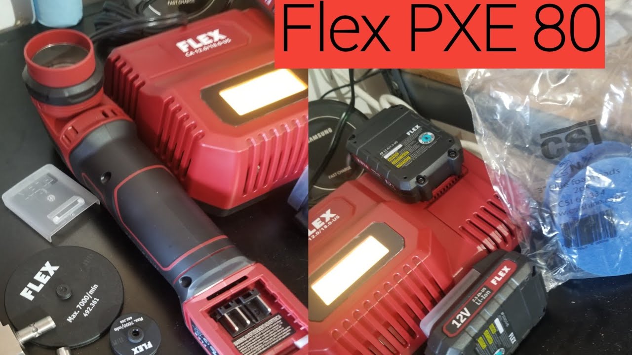 The BEST cordless mini polisher | FLEX PXE 80 mini cordless tool / CSI ...