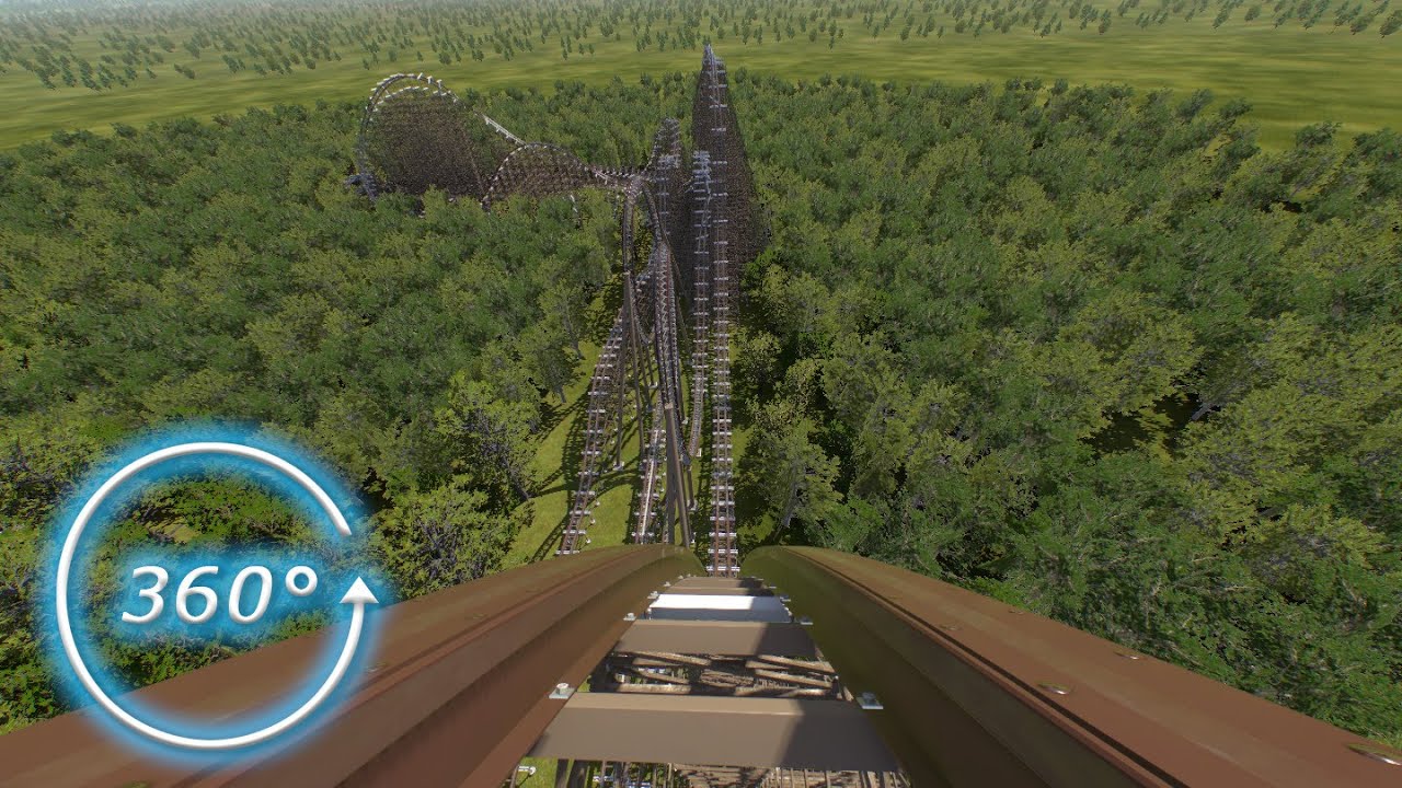 Goliath POV - Double Looping RMC Coaster | 360 VIDEO | VR | 4K | 60fps ...