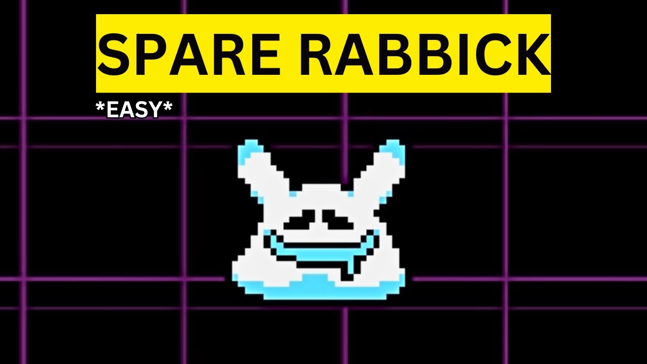 How To Spare Rabbick in Deltarune(EASY) - YouTube